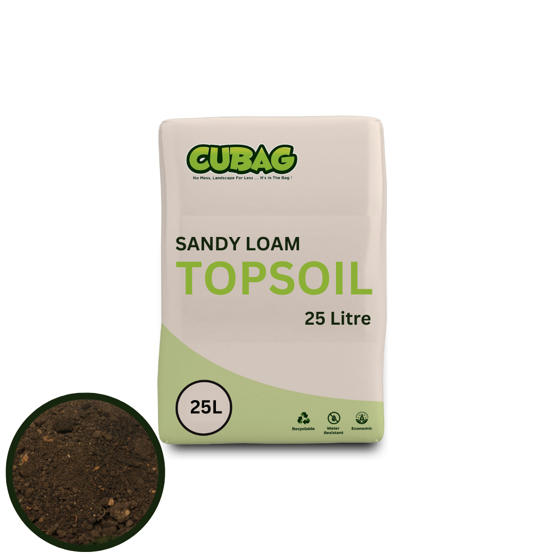 Topsoil Sandy Loam 25 Litre Bag — Cubag