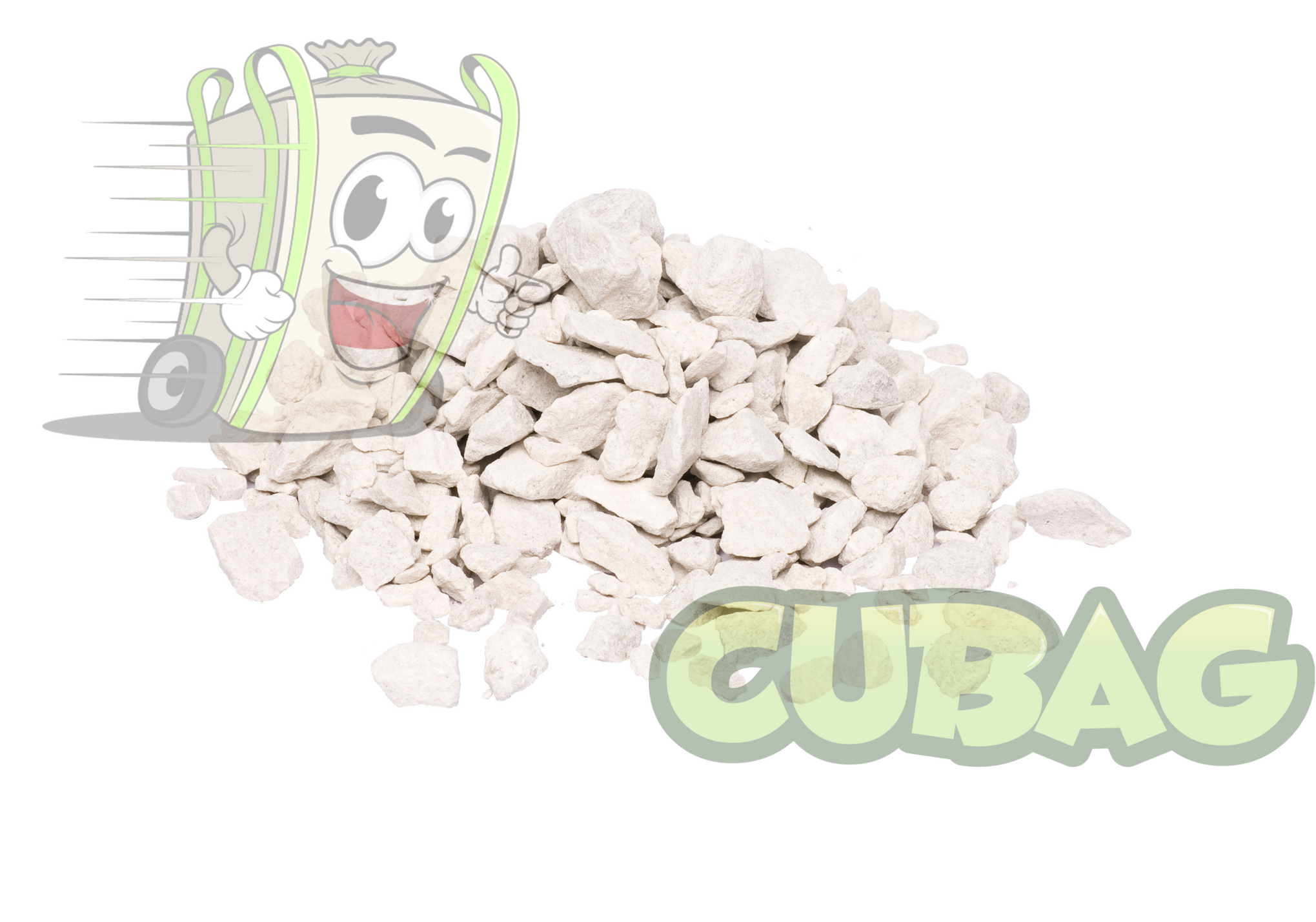White Chip 25kg Bag — Cubag